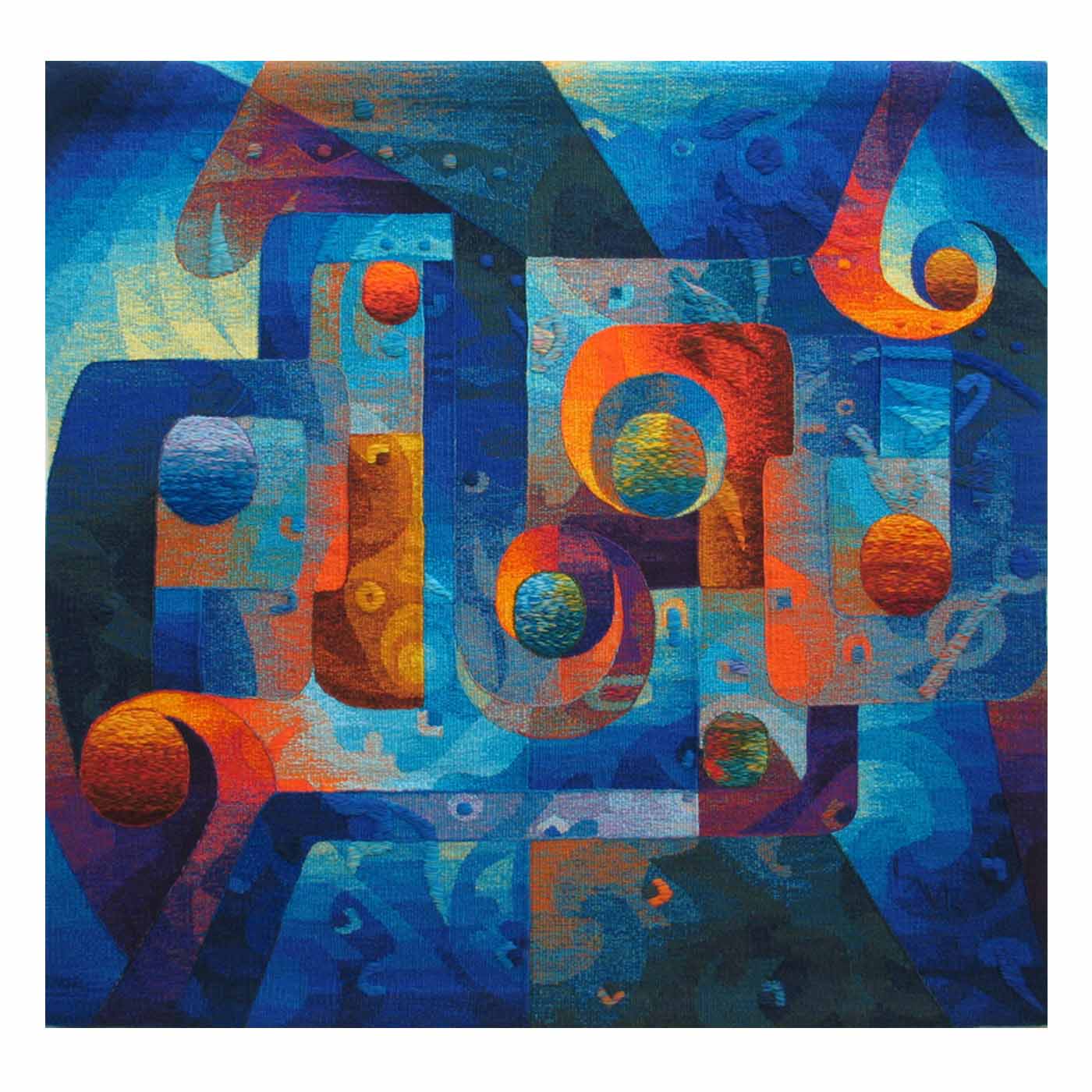 Tapiz "Morada del Cóndor X" - Tamaño 120 x 120 cm
